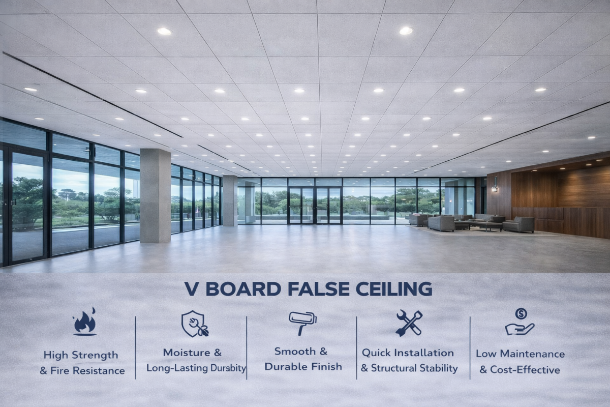 V Board False Ceiling